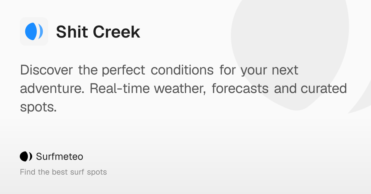 Clare – Shit Creek Surf Forecast & Surf Report